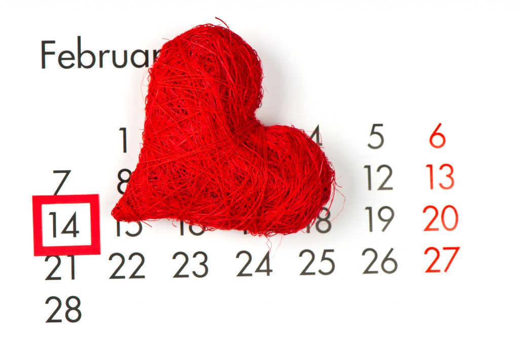 February 14 calendar valentines day Oglebay Institute